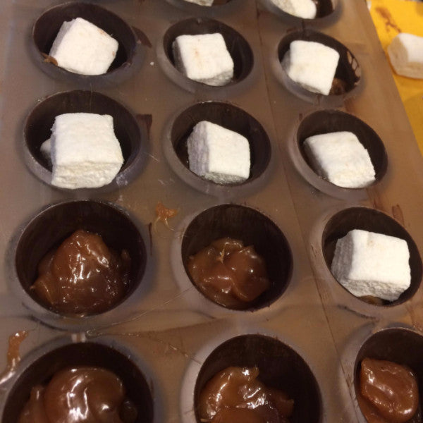 Caramel Marshmallow BonBons-Dark Chocolate 6 pieces - The Candy Drawer ...